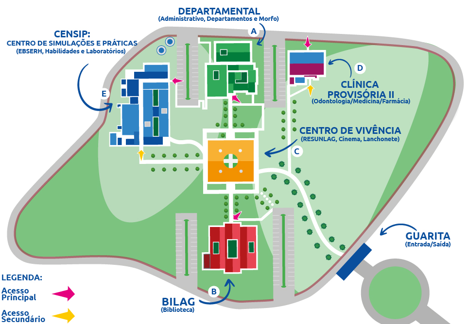 Portal UFS - Mapa do Campus Lagarto - CAMPUSLAG